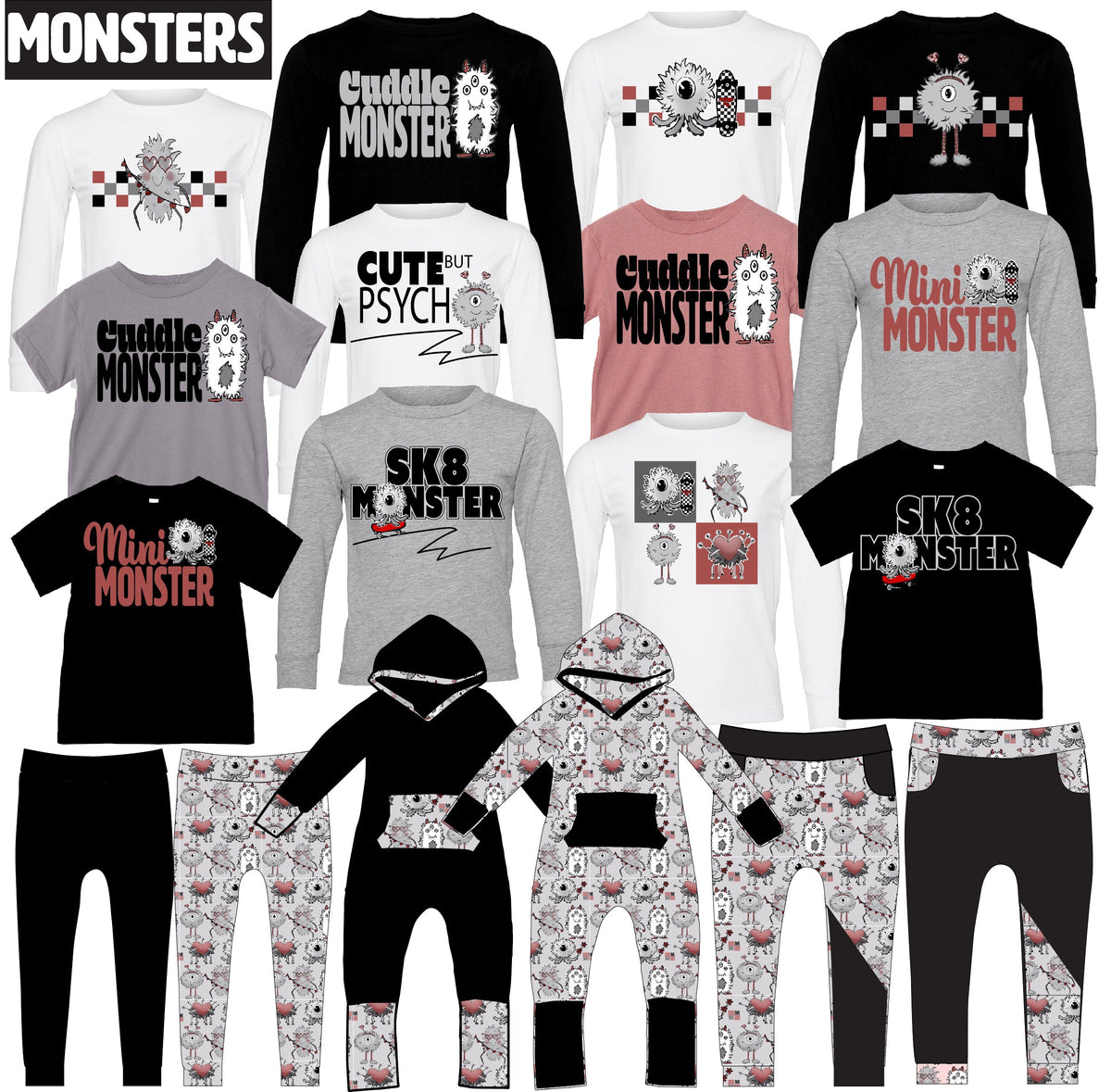 Handmade MONSTERS Collection – Micro Me Shop