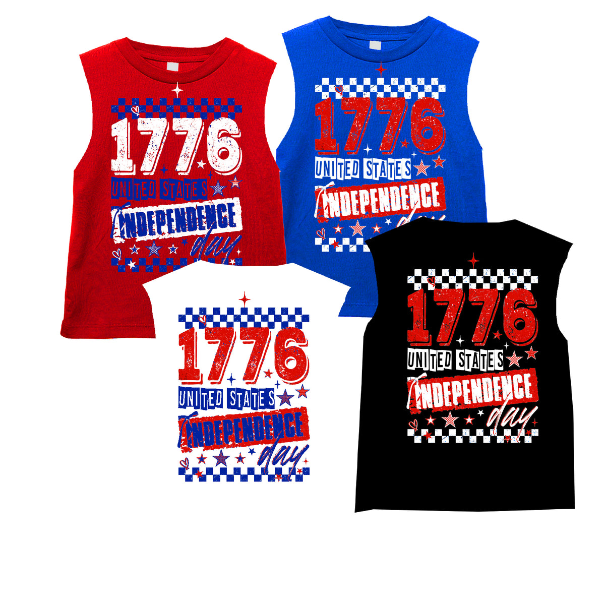 1776 Muscle Tanks, (Multiple Options) – Micro Me Shop