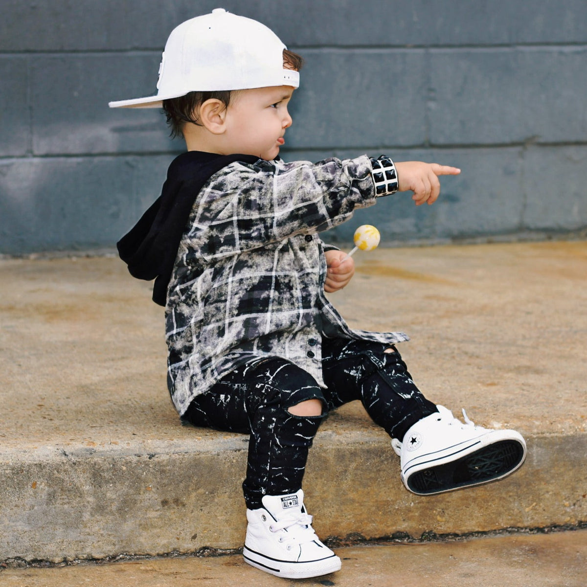 -ACID Shacket, Black (Toddler, Youth) – Micro Me Shop