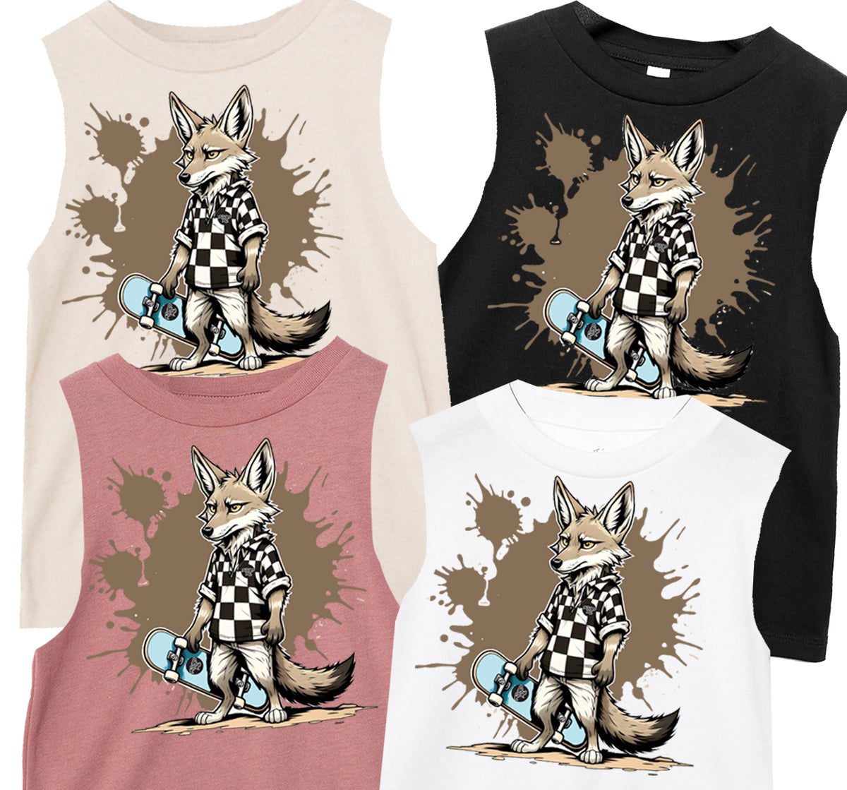 Coyote Muscle Tanks, (Multiple Options) – Micro Me Shop