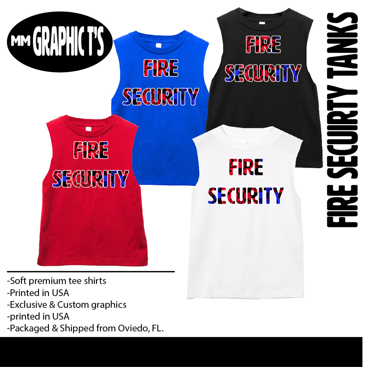 RWB Fire Security Tanks, (Multiple Options) – Micro Me Shop