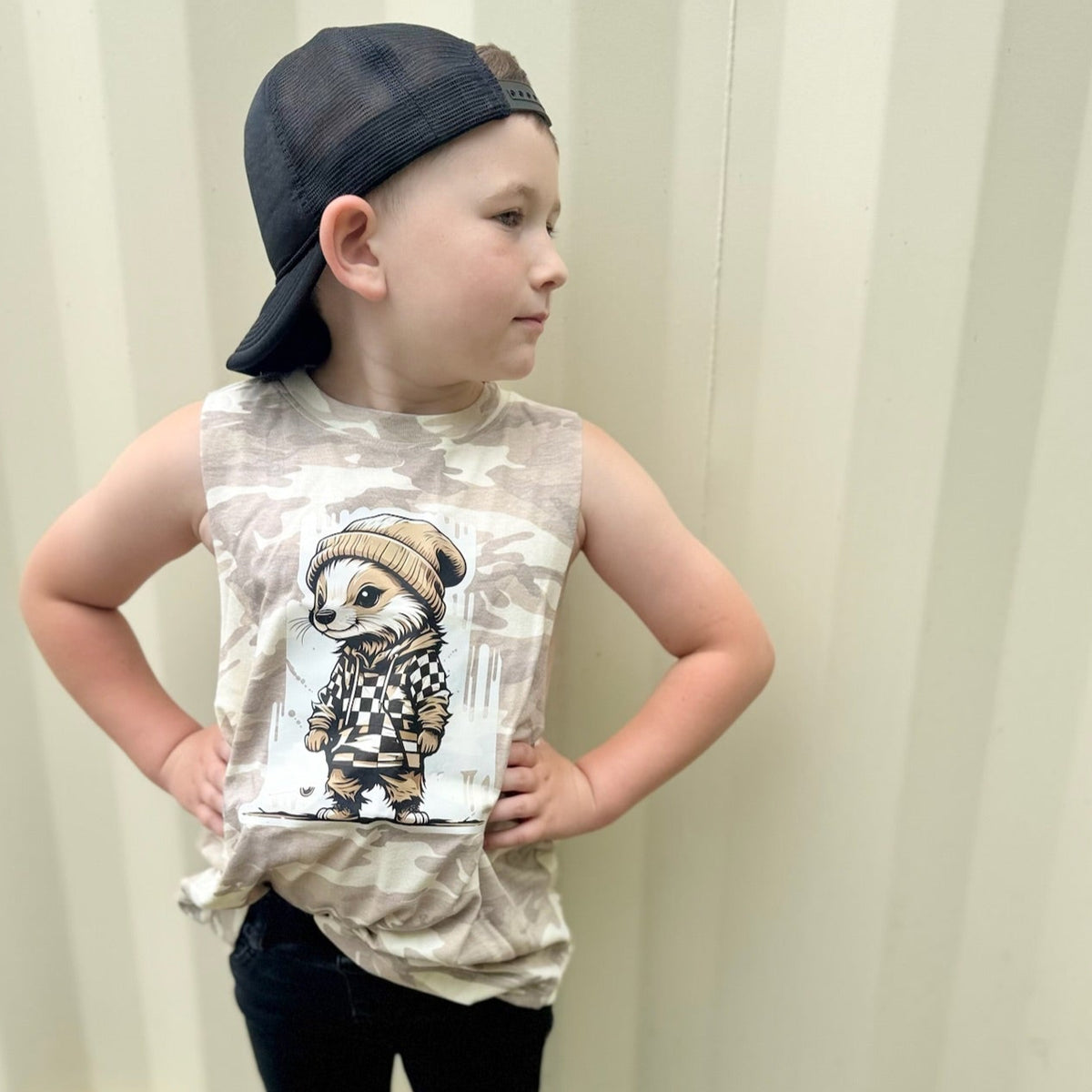 Meerkat Desert Camo Muscle Tanks, (Multiple Options) – Micro Me Shop