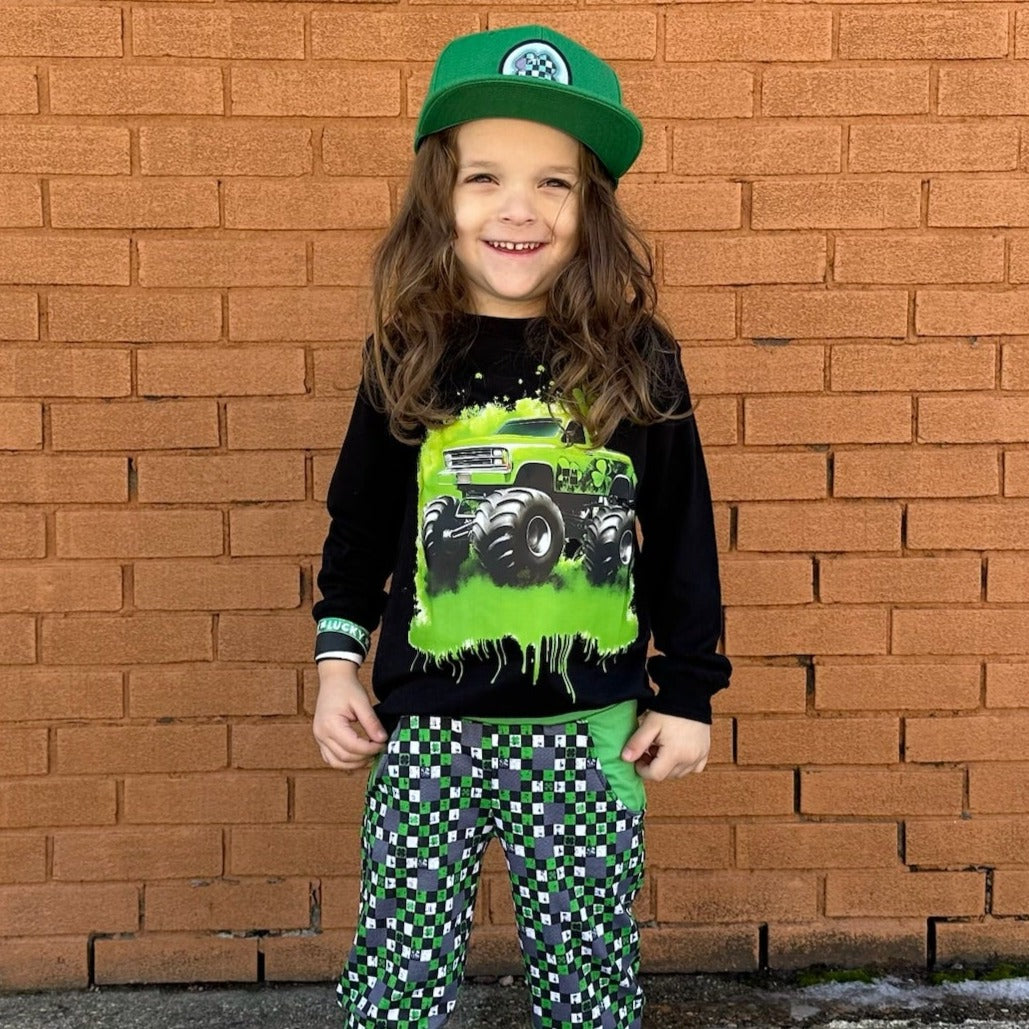 STP Monster Truck LS Shirt, Black – Micro Me Shop