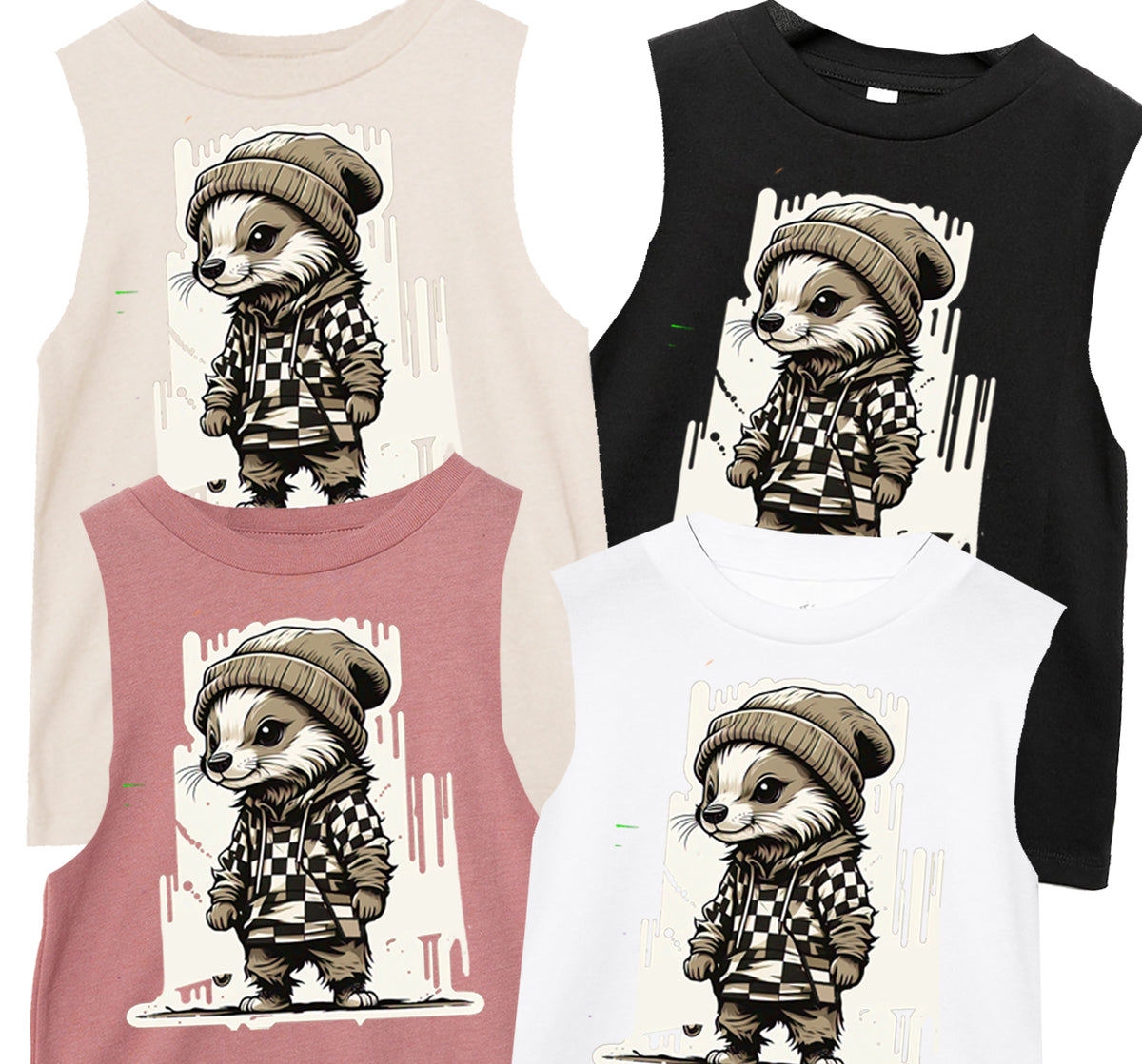 Meerkat Muscle Tanks, (Multiple Options) – Micro Me Shop
