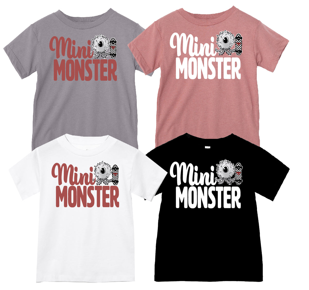 Mini Monster TEES (Multiple Options) – Micro Me Shop