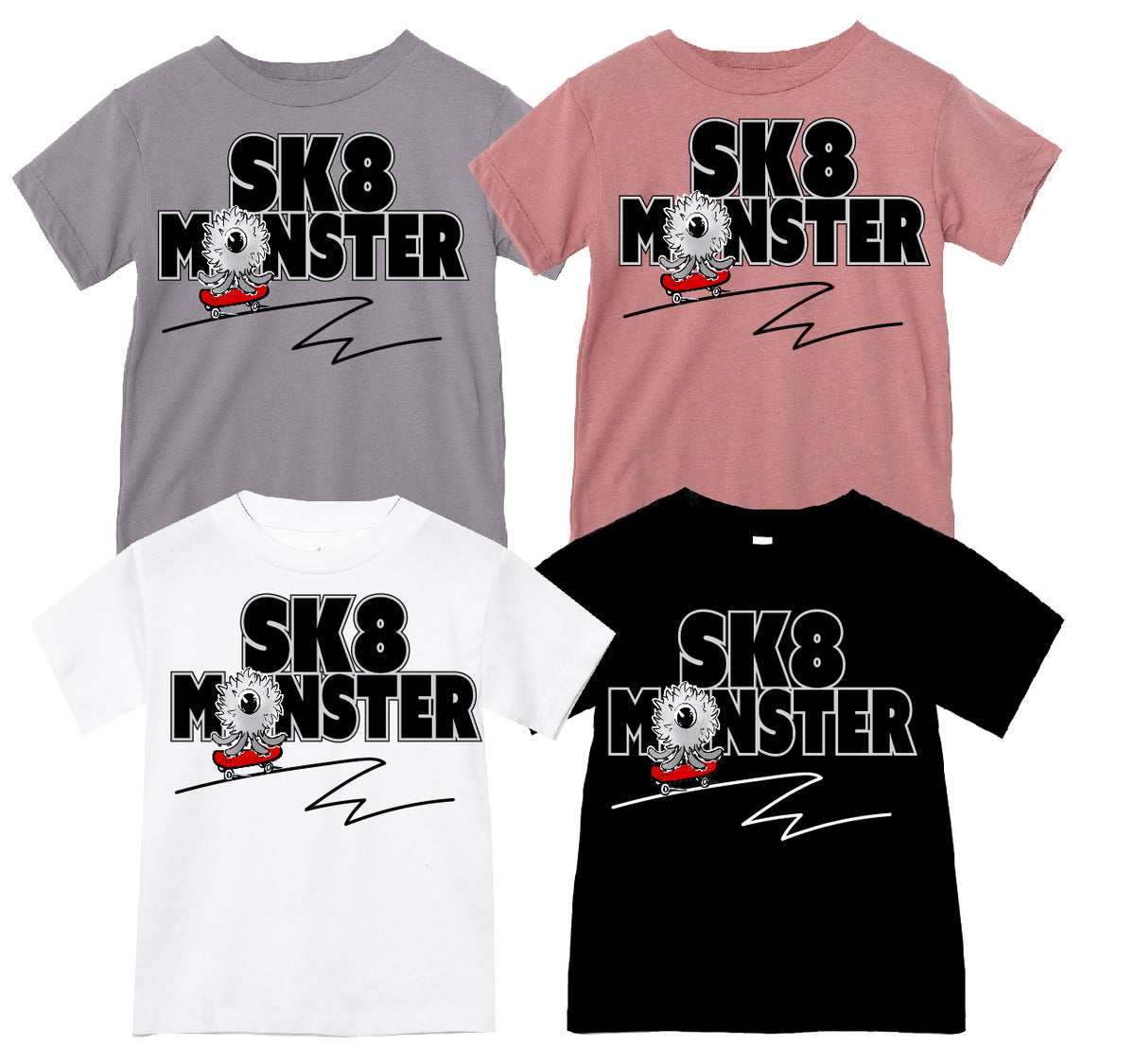 SK8 Monster TEES (Multiple Options) – Micro Me Shop